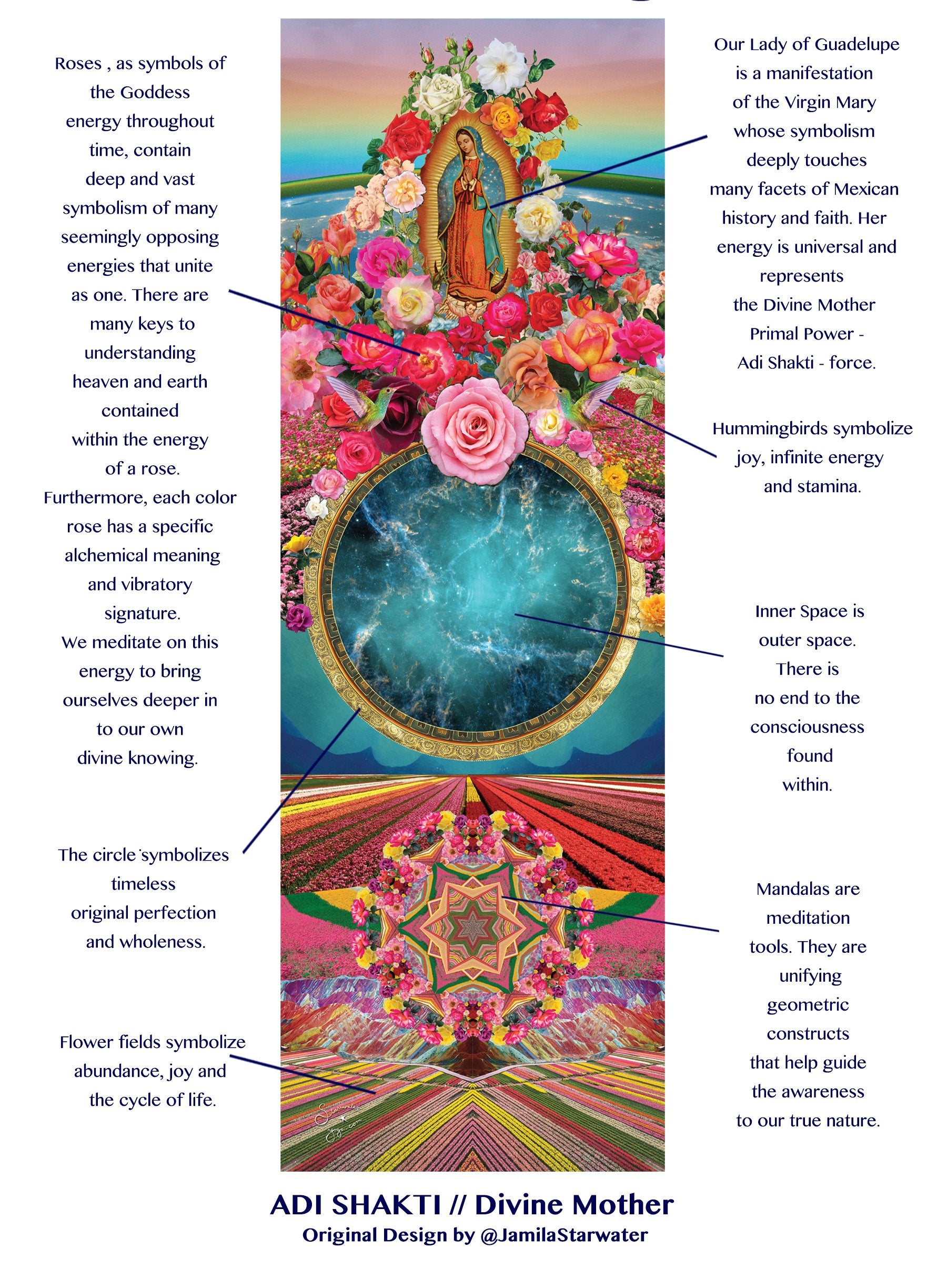 ADI SHAKTI // Divine Mother Yoga Mat – Jamila Starwater