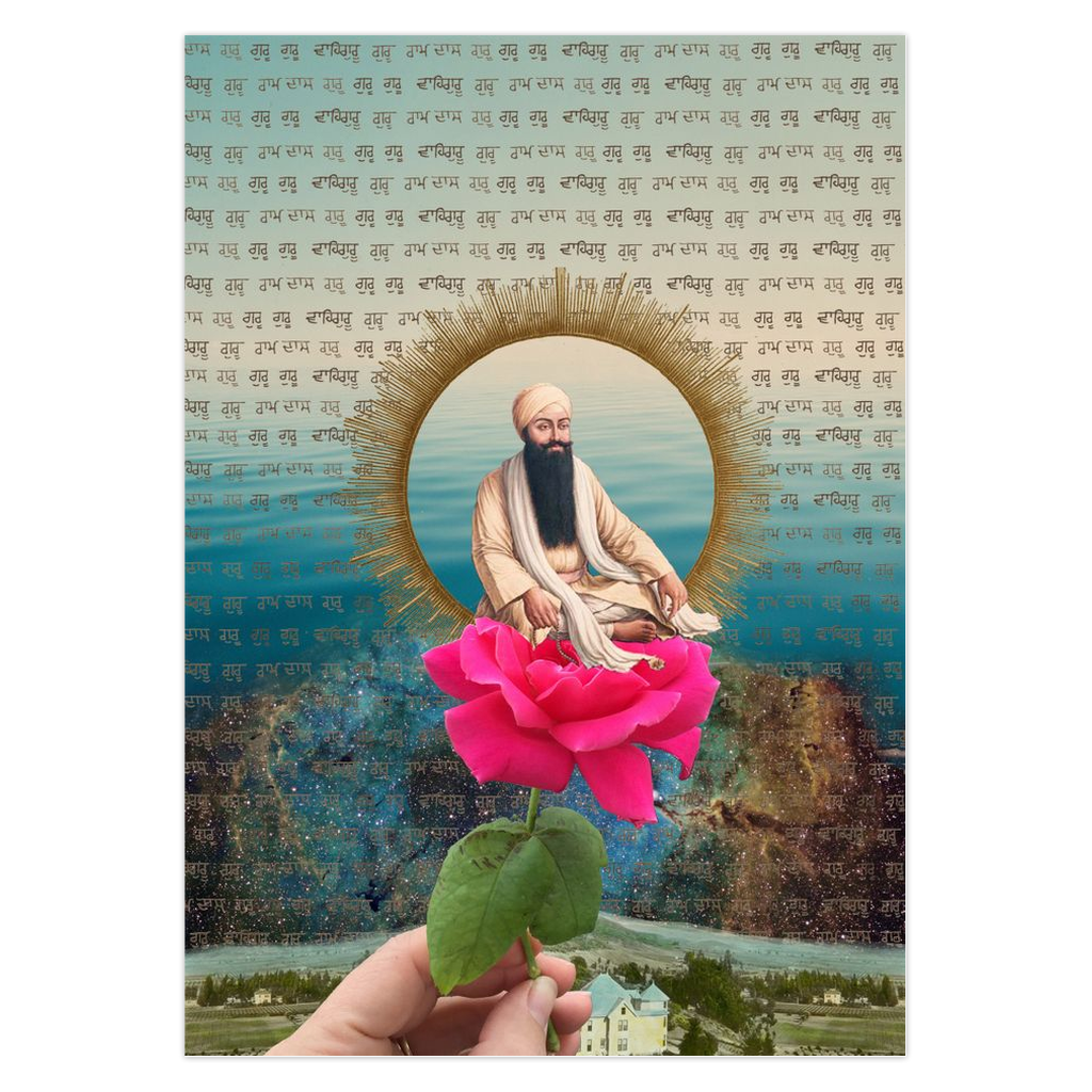 Guru Ram Das Rose Greeting Cards Set of 5 – Jamila Starwater